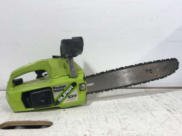 Poulan micro super xxv deluxe chainsaw store