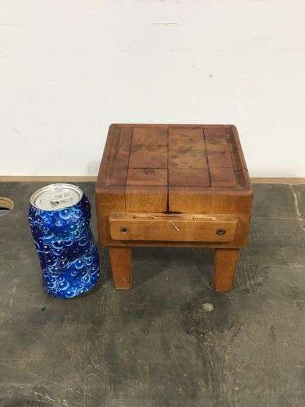 Miniature butcher block table roughly 6 inches high. 2d - Lil Dusty ...