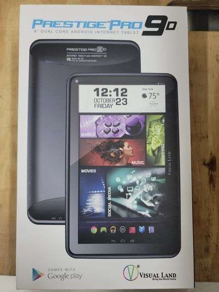 Visual Land Prestige Pro Tablet. 4E - Lil Dusty Online Auctions - All ...