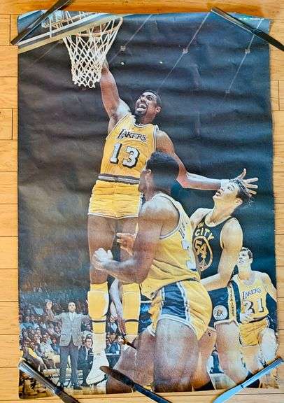 Vintage 1970 Will Chamberlain Sports Illustrated large poster - Lil ...