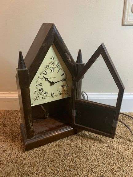 Vintage Mantle Clock-Sessions Clock Co. Self Starting electric clock ...
