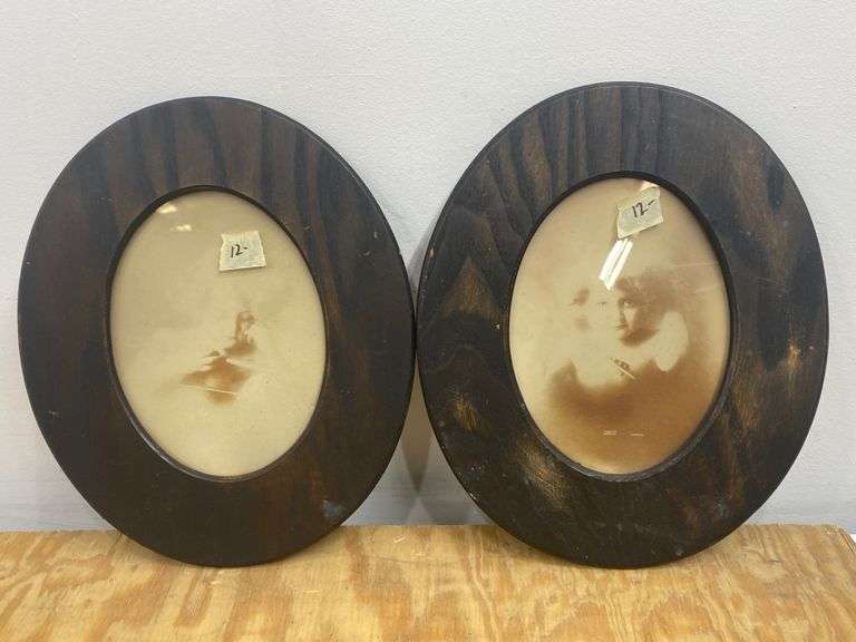 2 antique pictures in frames. 3d - Lil Dusty Online Auctions - All ...