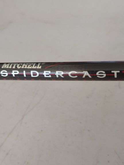 Mitchell spider cast fishing pole - Lil Dusty Online Auctions - All ...