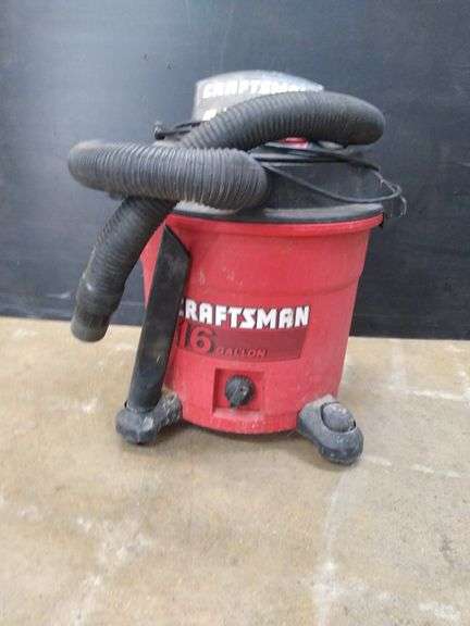 Craftsman wet and dry vacuum cleaner - Lil Dusty Online Auctions - All ...