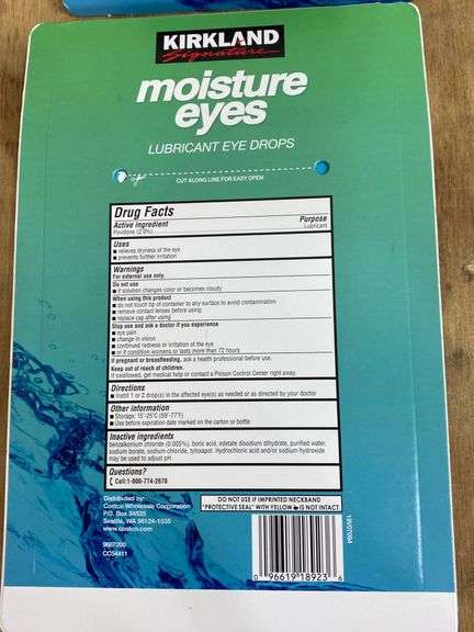 Kirkland dry eye formula moisture eyes eye drops 2 packs - Lil Dusty ...