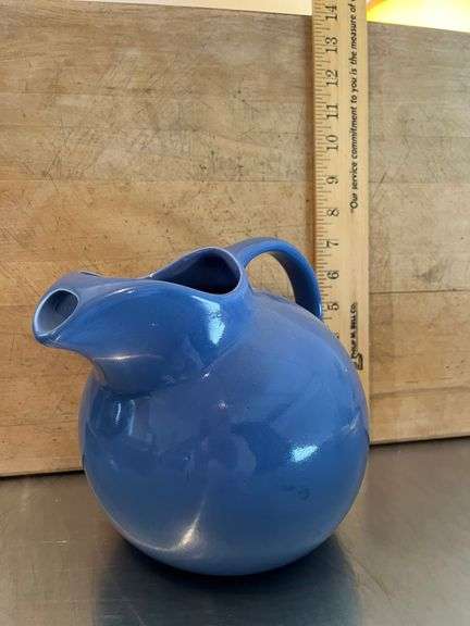 Blue Hall Pitcher - Lil Dusty Online Auctions - All Estate Services, LLC