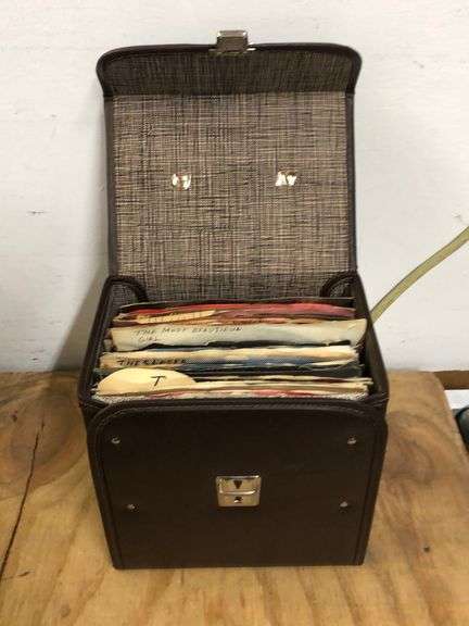 Vintage Records with Travel Case - Warner Bros, Julian Lennon & More ...
