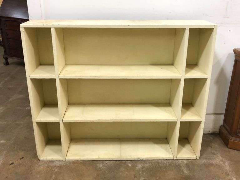 Painted Wooden Cubbyhole Bookcase. 4ft tall. - Lil Dusty Online ...