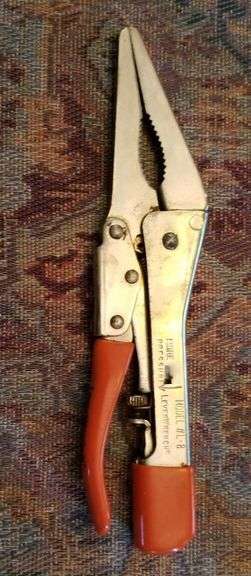 Lever Wrench Needle Nose Locking Pliers Model L-8 ~ Leverage Tools NEB ...
