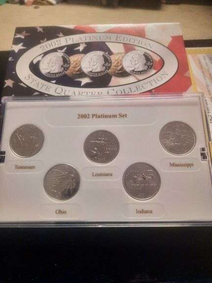 2002 Platinum Edition State Quarter Collection - Lil Dusty Online ...
