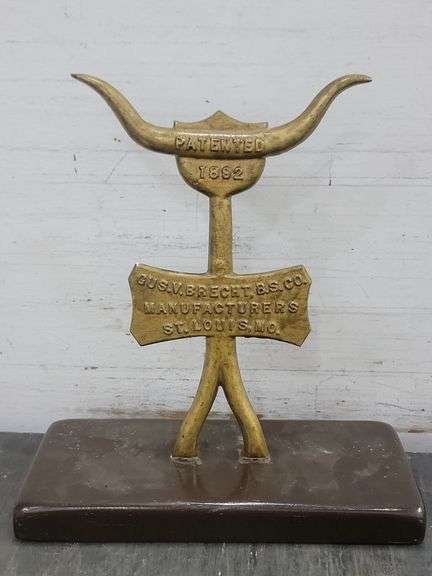 Antique Gus. V. Brecht, B.S. Co. Manufacturers Figurine. 7C - Lil Dusty ...