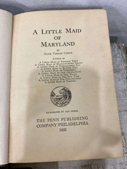Series of kids Little Maids books by Alice Turner Curtis. 7b - Lil ...