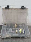 Plano 2-Tiered Tackle Box with Lures. 3C - Lil Dusty Online Auctions ...