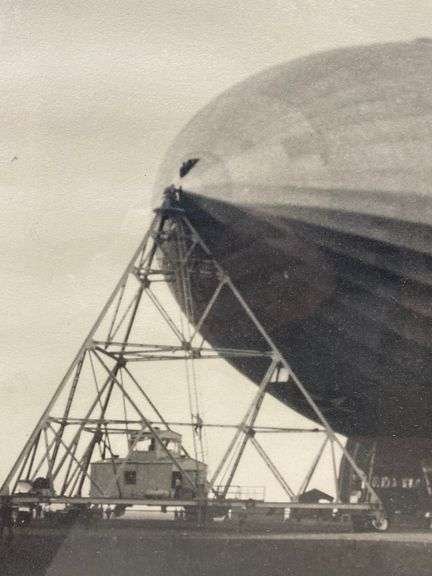 Zeppelin Airship “Akron” photo print with cool frame 26” x 21.5” - Lil ...