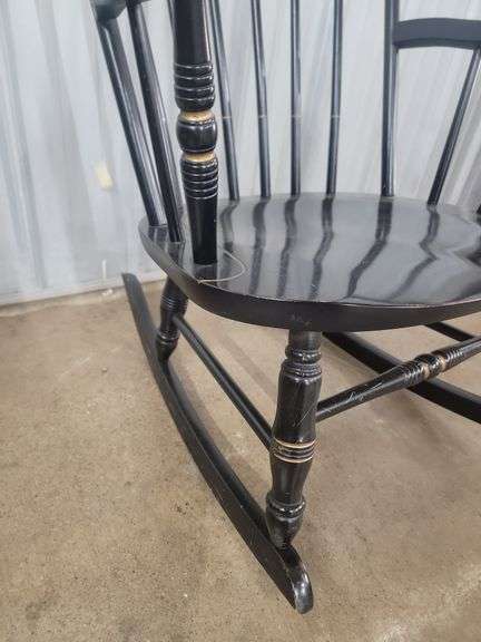 Vintage University of Michigan Wooden Rocking Chair - Lil Dusty Online ...