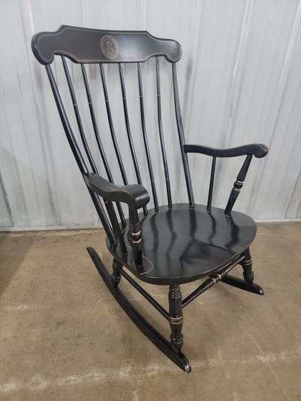 Vintage University of Michigan Wooden Rocking Chair - Lil Dusty Online ...