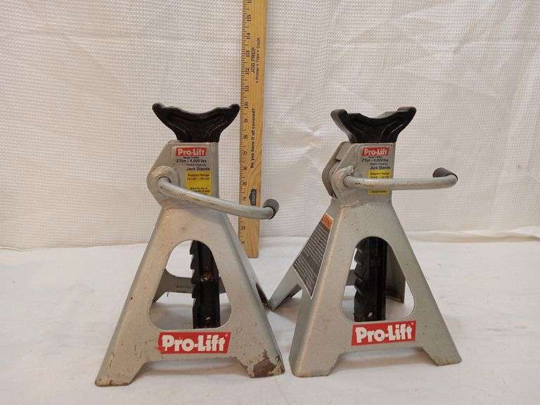 Pro-Lift Jack Stands - Lil Dusty Online Auctions - All Estate Services, LLC