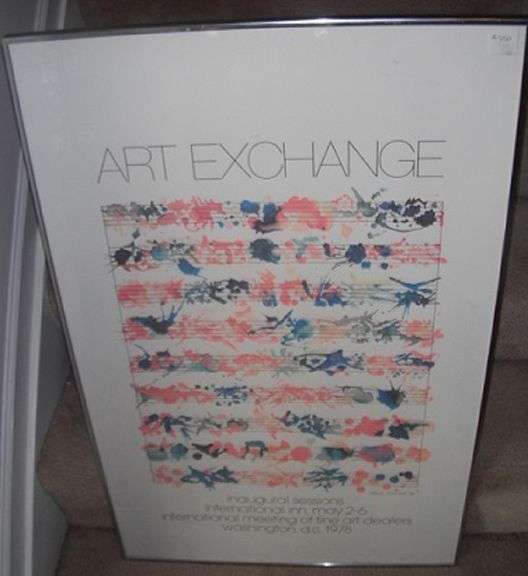 1978 ART EXCHANGE POSTER by IRVING SPRINGER - NOTES - Lil Dusty Online ...