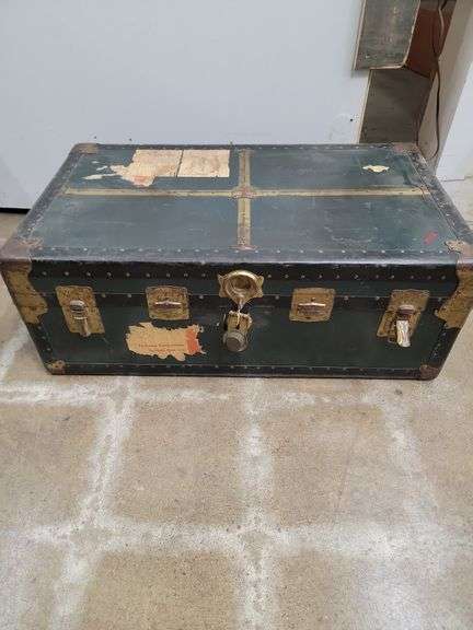Antique Genuine Vulcanized Trunk Fibre Binding made by Taylor ...
