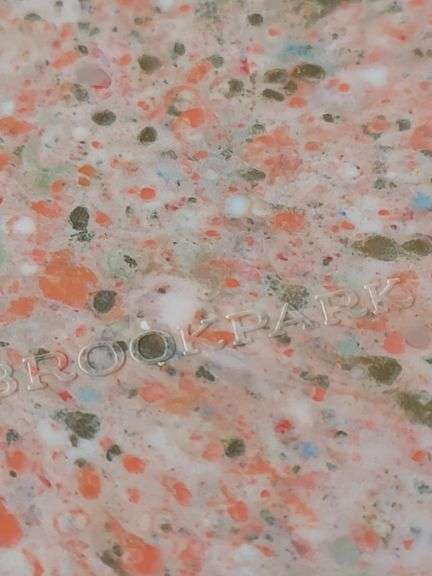 Vintage Brookpark Melmac confetti splatter mixing bowls set of 2 pink ...