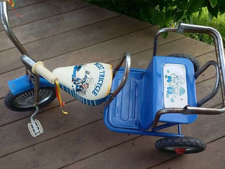 Vintage "BEST TRICYCLE" with Back Seat One Pedal is Missing Other than ...