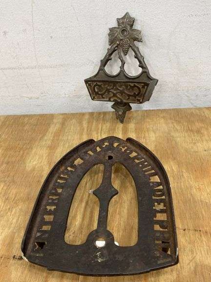 Antique iron rest, match holder (BIN $23) - Lil Dusty Online Auctions ...