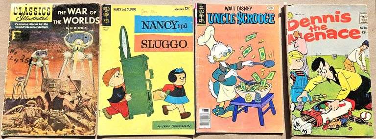 Ten Old Used Comic Books (Lot 3) - Lil Dusty Online Auctions - All ...