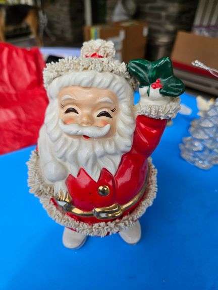 1960's Spaghetti-trim Santa Bank - Lil Dusty Online Auctions - All ...