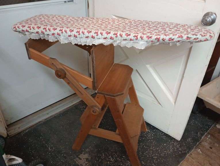 3 in 1 chair/stool/ironing board - Lil Dusty Online Auctions - All ...