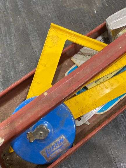 Assorted measuring tools. 7b - Lil Dusty Online Auctions - All Estate ...