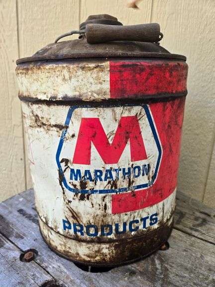 Vintage Marathon Oil Can. ( BIN) $25 - Lil Dusty Online Auctions - All ...