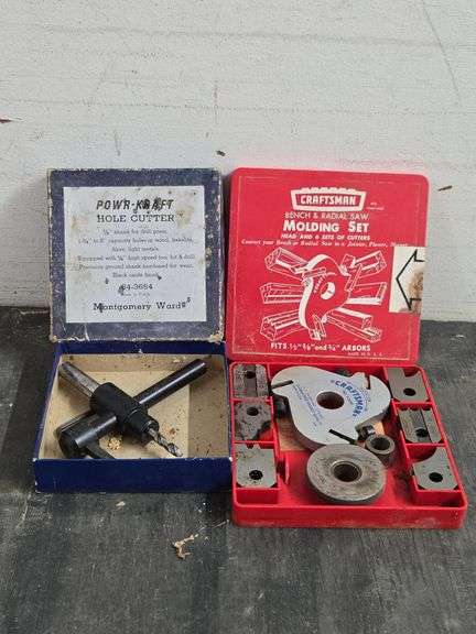 Hole Cutter & Craftsman Bench and Radial Saw Molding Set. 7C - Lil ...