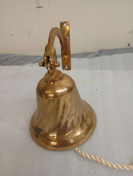 Brass dinner bell - Lil Dusty Online Auctions - All Estate Services, LLC