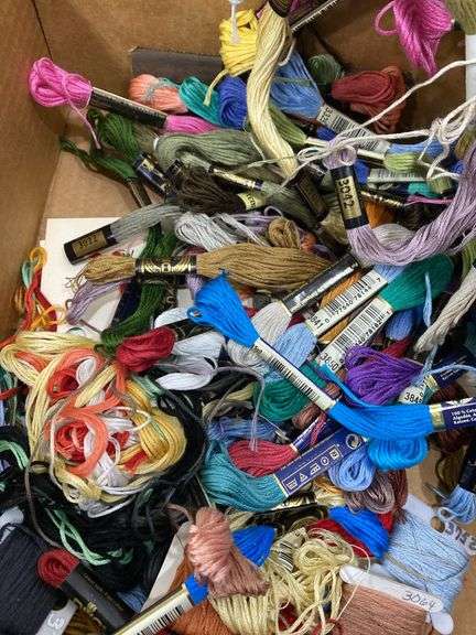 Large lot of DMC embroidery thread. 2c - Lil Dusty Online Auctions ...