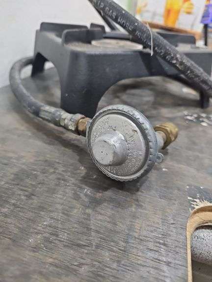 Gas camping stove 7c - Lil Dusty Online Auctions - All Estate Services, LLC