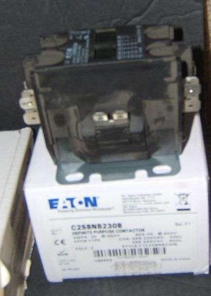 2 NEW 1/4" Mueller Ball Valves - Eaton Contactor -Stancor Solenoid ...