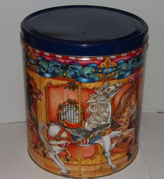 Extra Large Storage Tin with Carousel Design - Lil Dusty Online ...