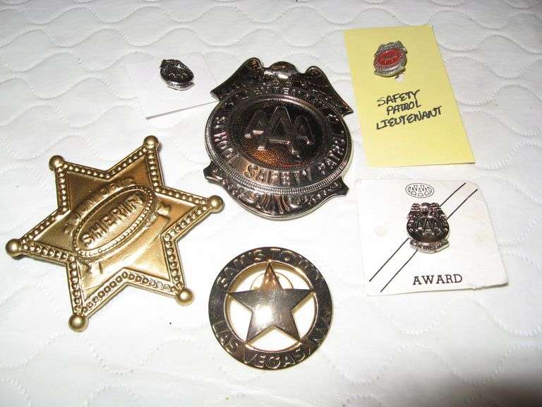TRIPLE A SCHOOL SAFT=ETY PATROL LT BADGE=PINS-BADGES - Lil Dusty Online ...
