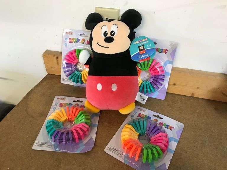 Disney Mickey Mouse Hug Mees & more - Lil Dusty Online Auctions - All ...