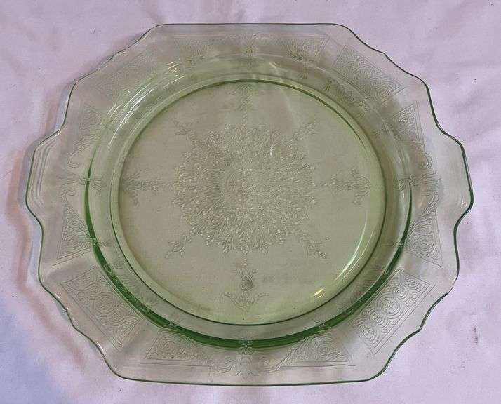 Green Princess Depression Dinner Plate - Lil Dusty Online Auctions ...