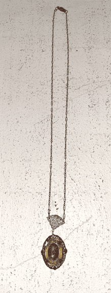 Antique filigree with stone necklace. 7c - Lil Dusty Online Auctions ...