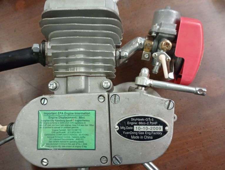 SkyHawk 2 Cycle bicycle motor - Lil Dusty Online Auctions - All Estate ...