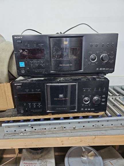 2 Sony disc Explorer 400 both are full of cds with plenty of great ...