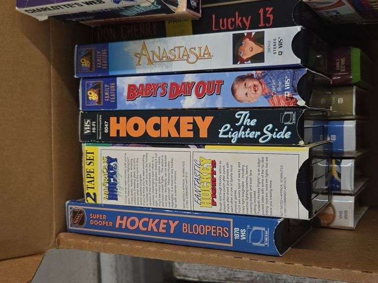 Box Full of VHS Tapes. 7D - Lil Dusty Online Auctions - All Estate ...