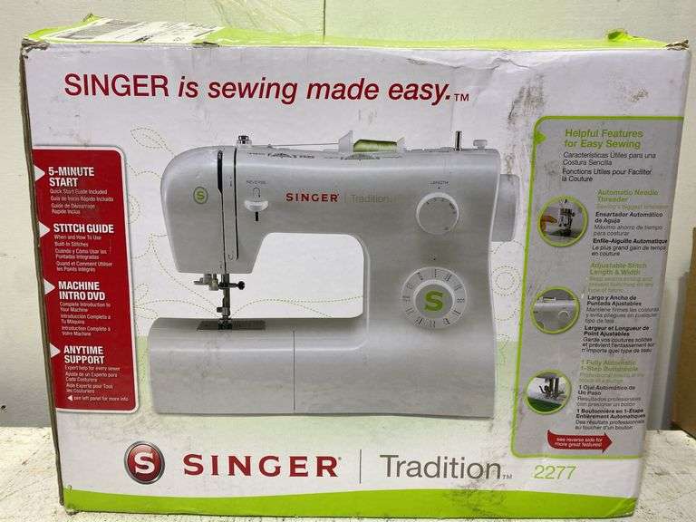 Singer sewing machine tradition 2277, works. 10e - Lil Dusty Online ...