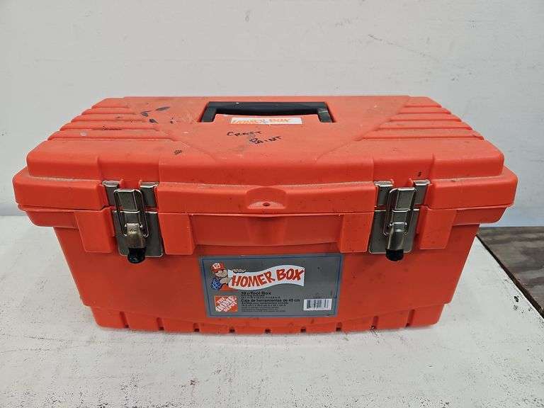 19x10x10 home depot Homer box full of crafting supplies 5d - Lil Dusty ...
