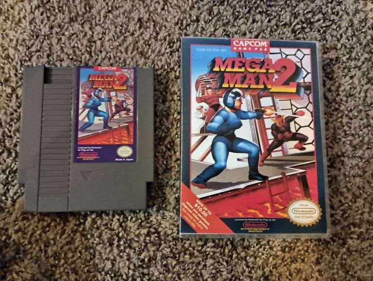 Mega man 2 original Nintendo tested & works in homemade case - Lil ...