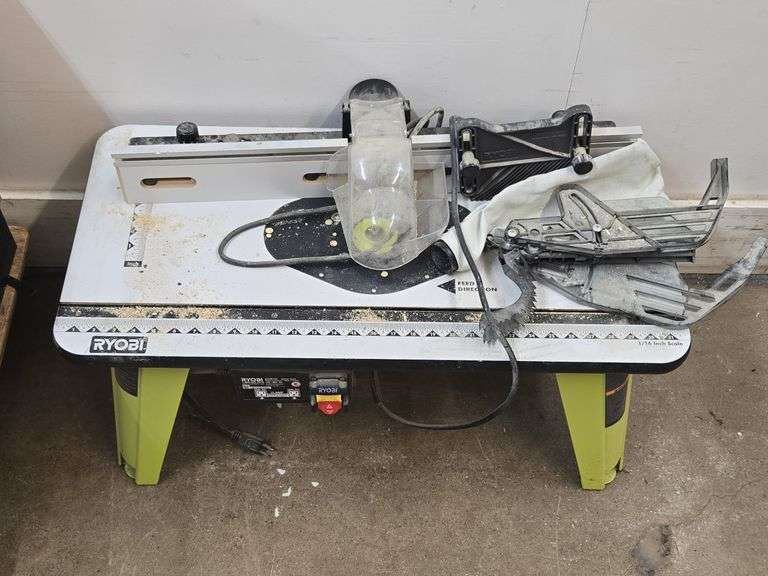Ryobi Router Table (Model A25RT03) - Lil Dusty Online Auctions - All ...