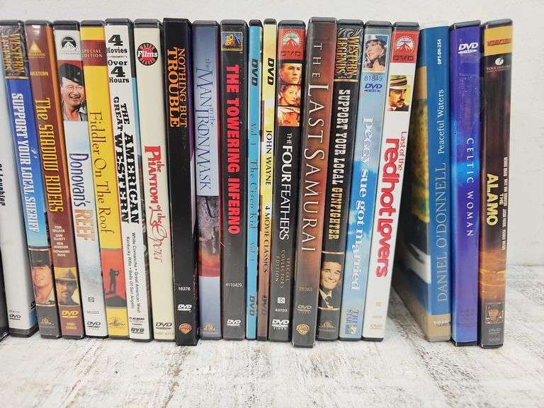 Large Lot of dvds mixed genres 5d - Lil Dusty Online Auctions - All ...