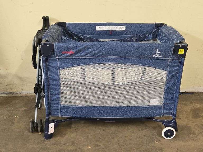 Evenflo Osh Kosk Pack & Play Deluxe and Stroller - Lil Dusty Online ...